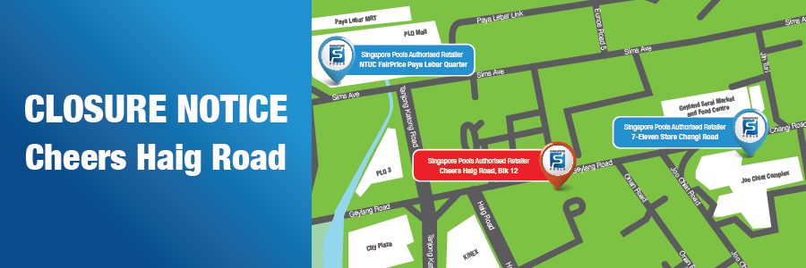 Closure of Cheers Haig Road