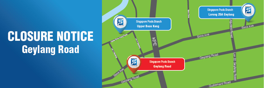 Closure of Geylang Road Outlet